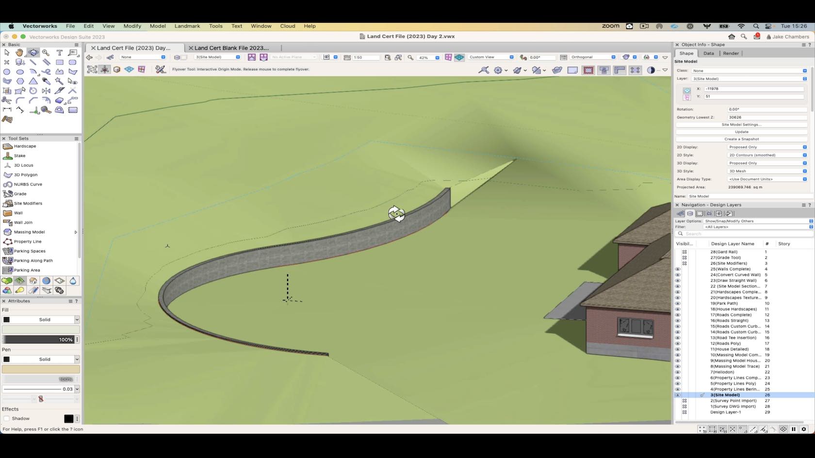 Retaining Wall Site Modifier Create Retaining Wall Site Modifier Vectorworks University